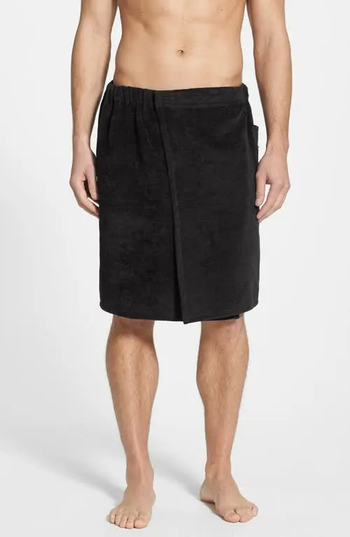 Majestic International Velour Shave Wrap - Black
