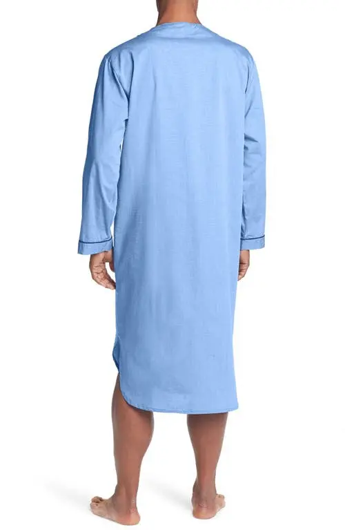 Majestic International Cotton Nightshirt - Blue