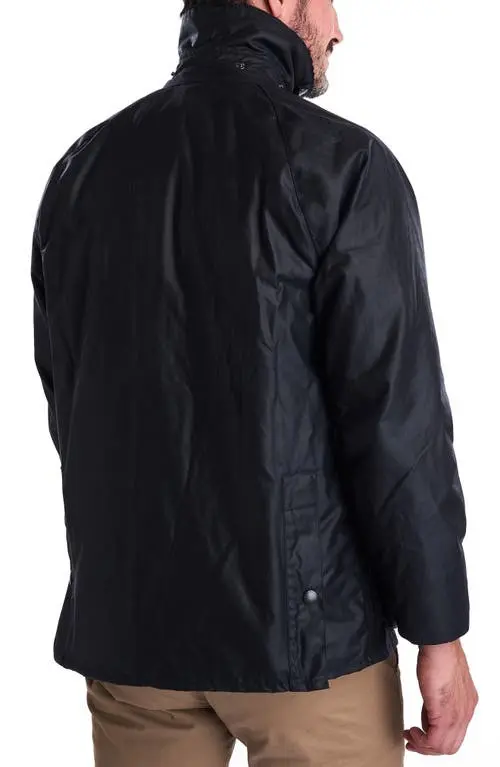 Barbour Bedale Water Resistant Waxed Cotton Jacket - Navy
