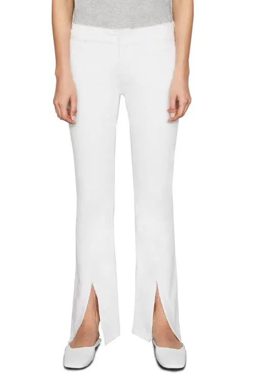 FRAME Cutoff Waist Slit Hem Mini Boot Jeans