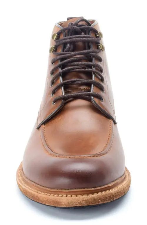 WARFIELD & GRAND Trench Lace-up Boot - Cognac