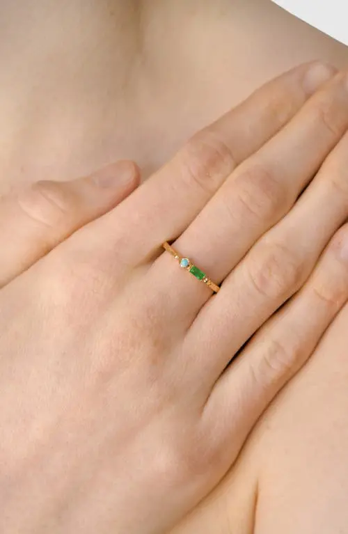 Anzie Cleo Emerald & Turquoise Ring