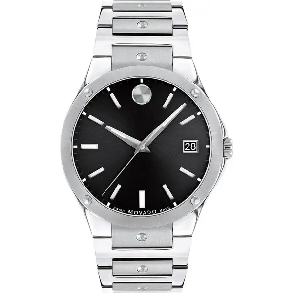 Movado S.e. Dot Accent Bracelet Watch - Silver