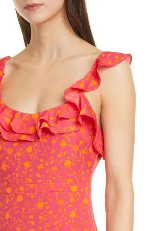 Likely Janie Floral Tiered Dress