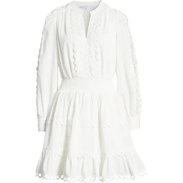 Endless Rose Lace Trimmed Dress - White