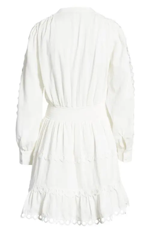 Endless Rose Lace Trimmed Dress - White