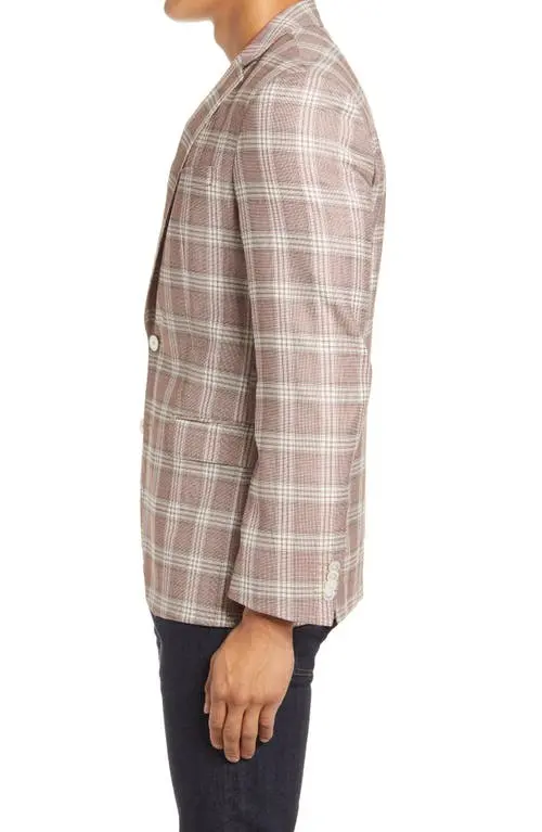 BOSS Hartlay Plaid Wool Sport Coat