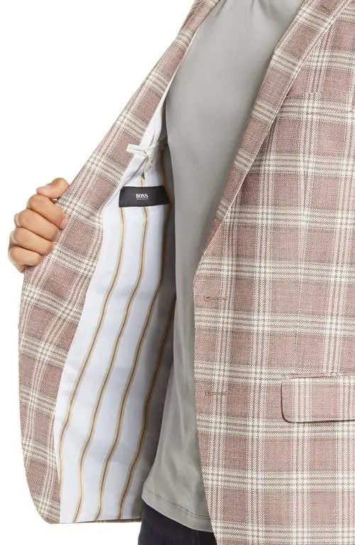 BOSS Hartlay Plaid Wool Sport Coat