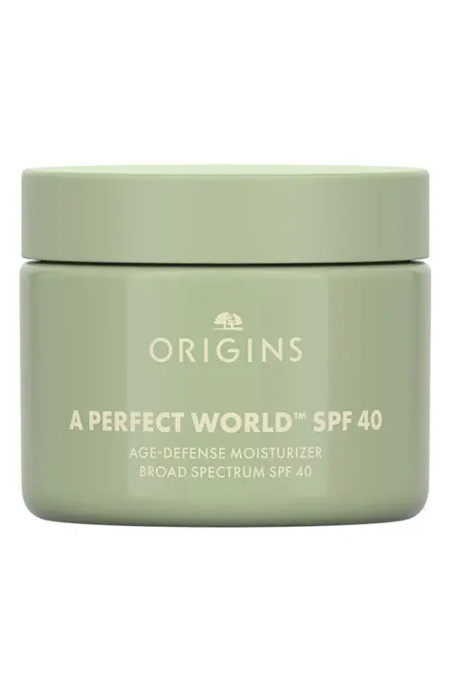ORIGINS A Perfect World™ Spf 40 Age-defense Moisturizer With White Tea - No Color