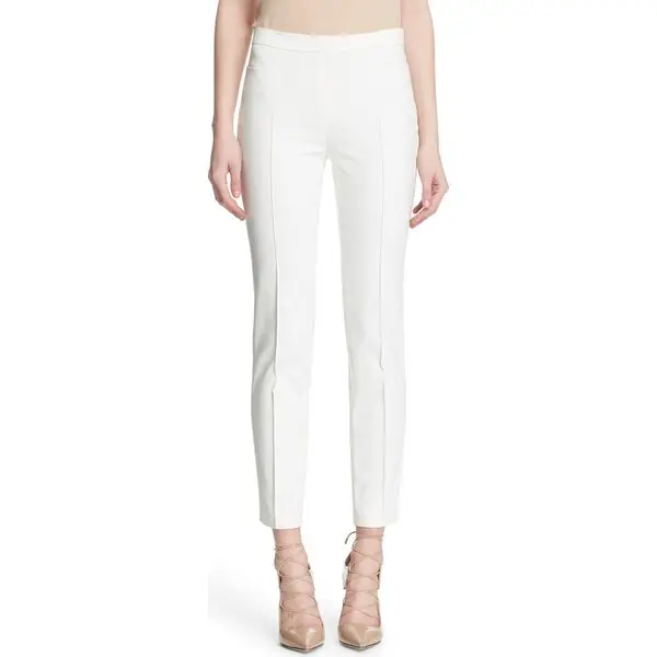 Akris Franca Ankle Pants - Cream