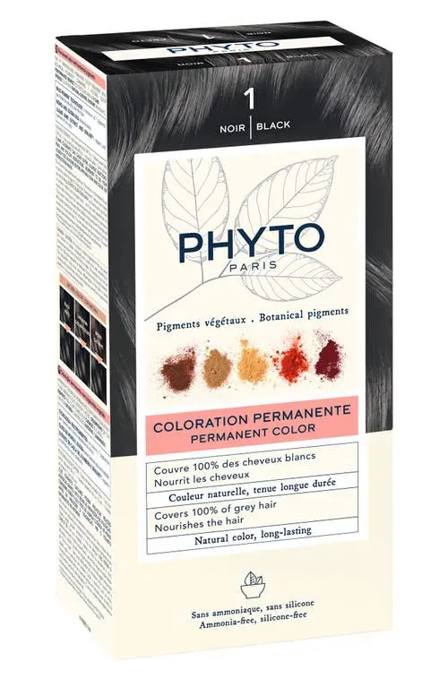 PHYTO Color Permanent Hair Color - 1 Black