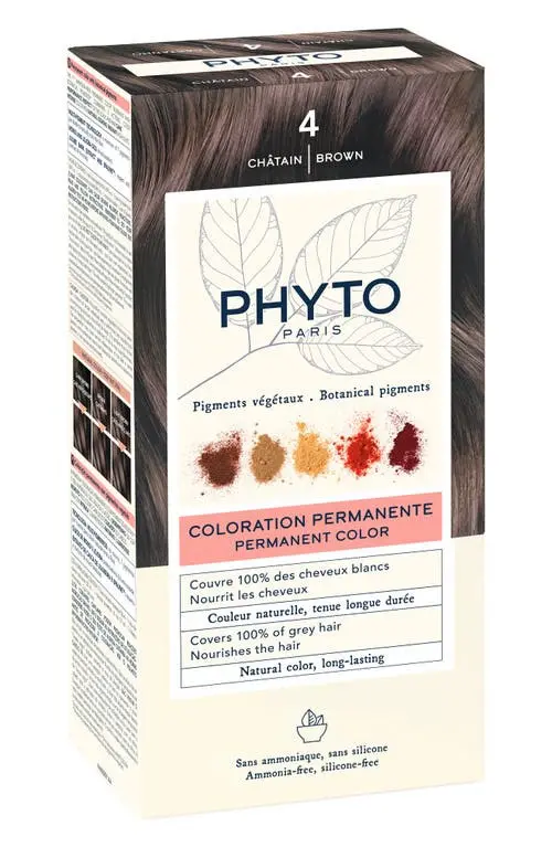 PHYTO Permanent Hair Color - 4 Brown