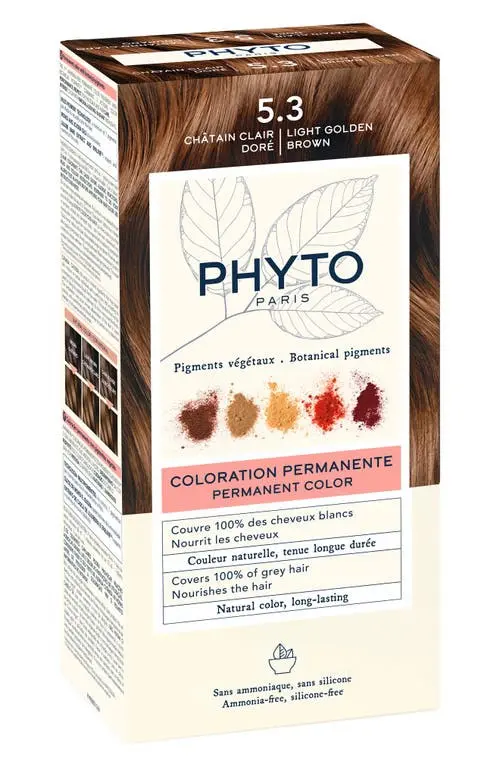 PHYTO Color Permanent Hair Color - 5.3 Light Golden Brown