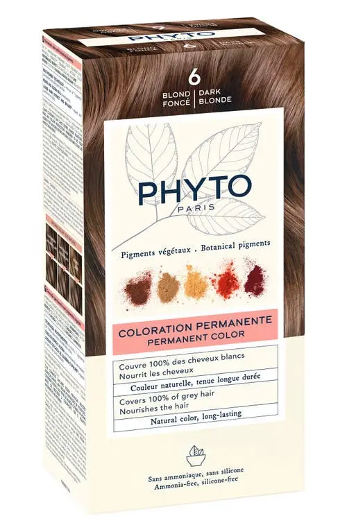 PHYTO Color Permanent Hair Color - 6 Dark Blonde