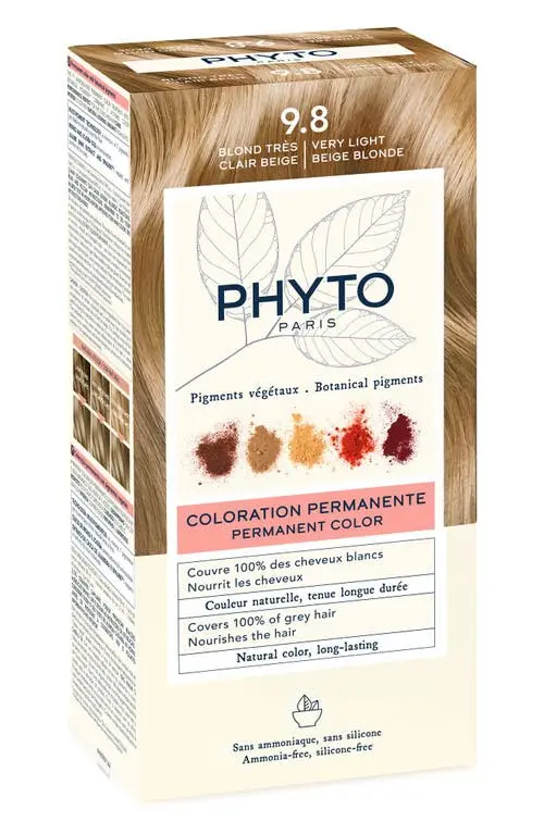 PHYTO Color Permanent Hair Color - 9.8 Very Light Beige Blonde