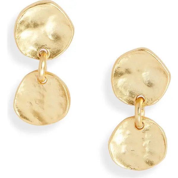 KARINE SULTAN Medallion Drop Earrings - Gold