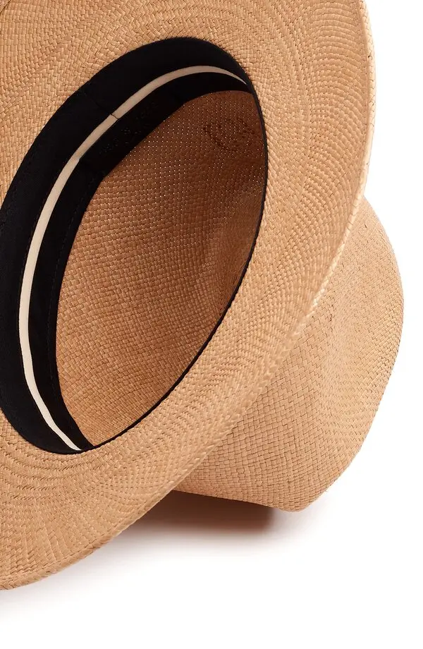 Rag & Bone Straw Panama Hat In Taupe - 45% Off | Editorialist display picture 1
