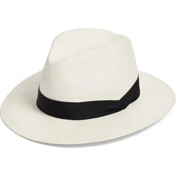 Rag & Bone Straw Panama Hat - White