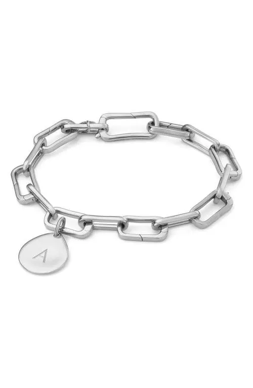 Monica Vinader Alta Capture Charm Bracelet - Silver