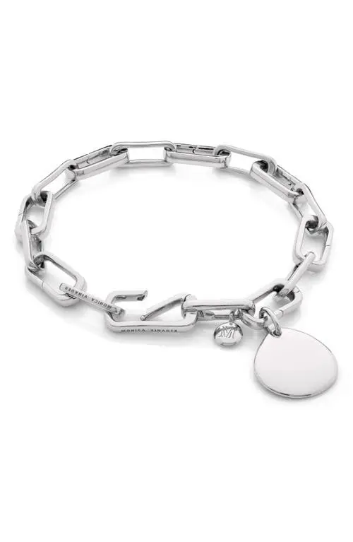 Monica Vinader Alta Capture Charm Bracelet - Silver