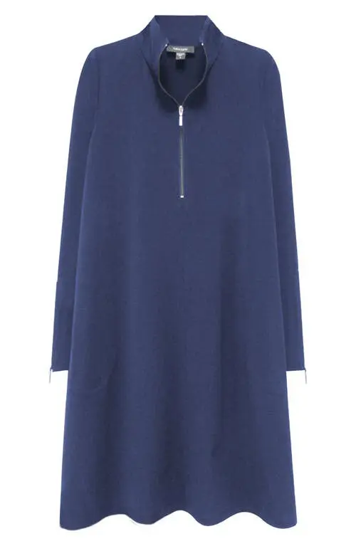 boden jersey tea dress Lily Jersey Midi Tea Dress-Bright Blue, Botanic Blush main image 1