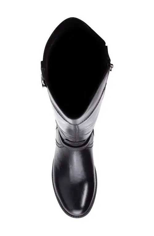 PROPET Leather Knee High Boots With Buckle Detail