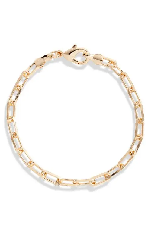 SHYMI Paper Clip Chain Bracelet - Gold