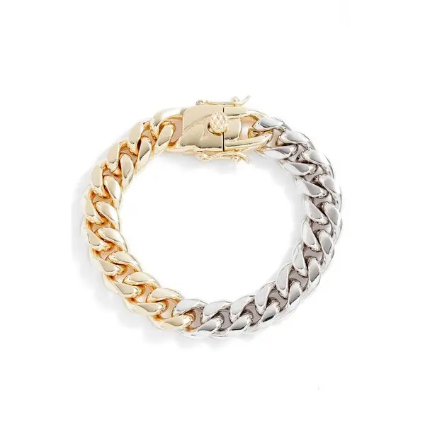 SHYMI Tori Cuban Chain Bracelet - Gold/ Silver
