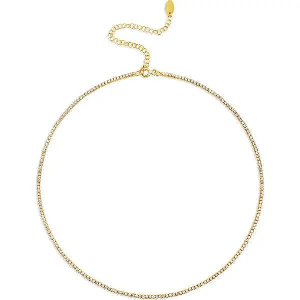 SHYMI Celine Tennis Choker Necklace - Gold