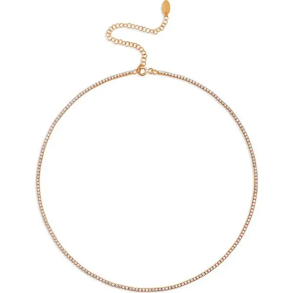 SHYMI Celine Tennis Choker Necklace - Rose/white