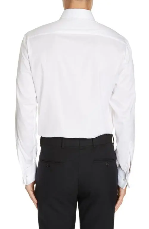 Emporio Armani Slim Fit Stretch Tuxedo Shirt