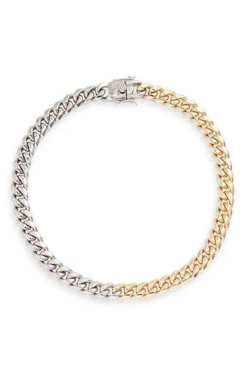SHYMI Tori Cuban Chain Choker Necklace - Gold/silver