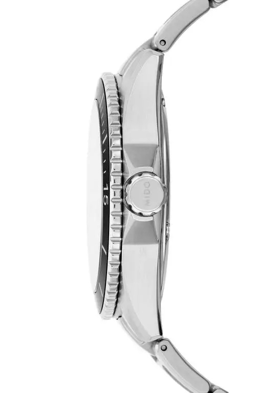 MIDO Ocean Star Automatic Bracelet Watch - Silver/black/silver