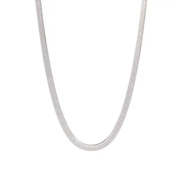 SHYMI Glamour Snake Chain Necklace - Silver