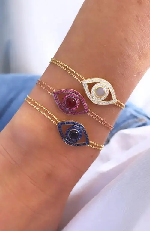 SHYMI Evil Eye Pendant Bracelet