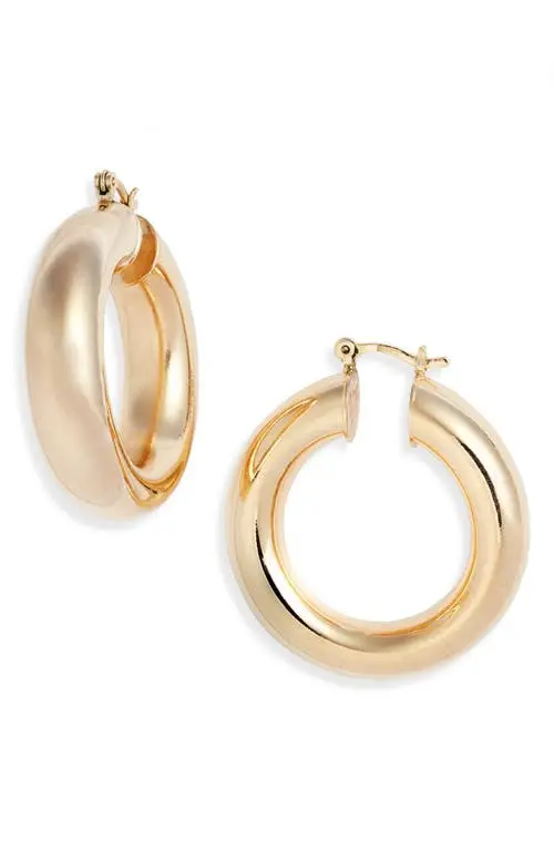 SHYMI Yve Medium Hoop Earrings - Gold