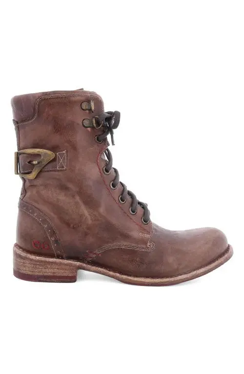 Bed Stu Anne Bootie - Olive Rustic Tremolo