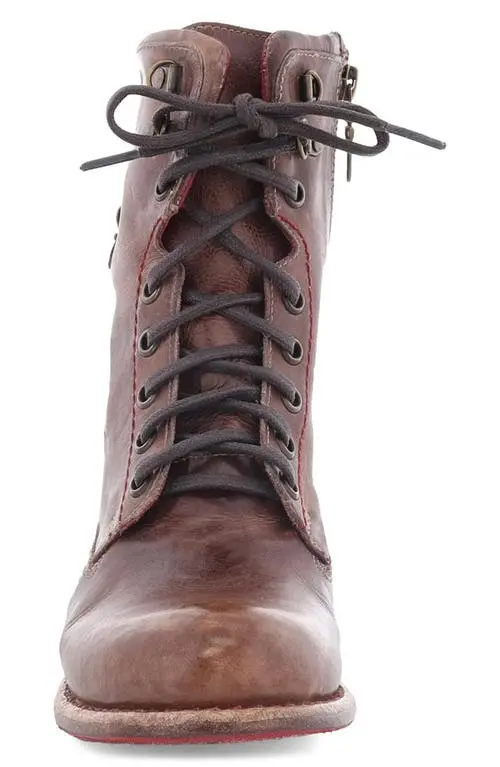 Bed Stu Anne Bootie - Olive Rustic Tremolo