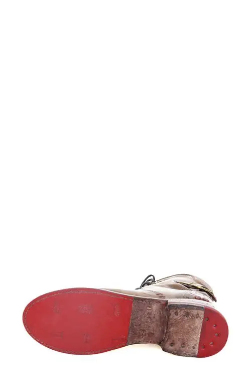 Bed Stu Anne Bootie - Olive Rustic Tremolo