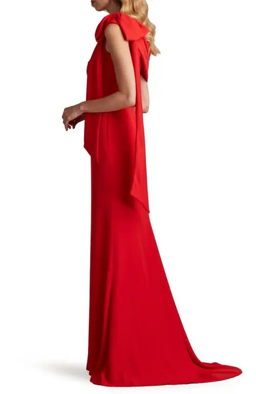 Tadashi Shoji One-shoulder Column Gown