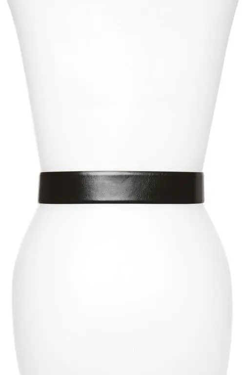 Valentino Garavani Vlogo Buckle Reversible Leather Belt - Nero/rouge Pur