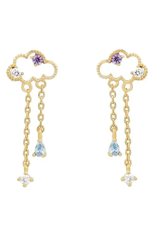 GIRLS CREW Reigning Clouds Drop Earrings - Gold