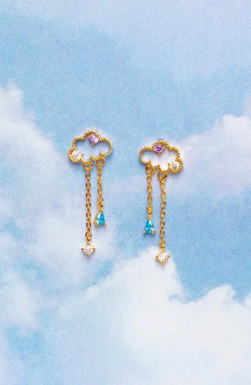GIRLS CREW Reigning Clouds Drop Earrings