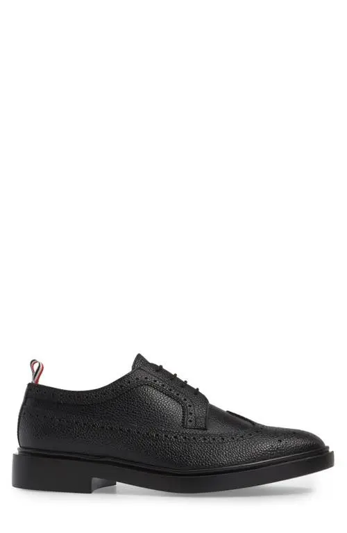 Thom Browne Longwing Leather Derby - Black Leather