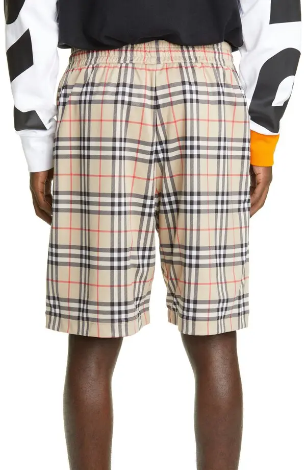 Burberry Debson Check Tech Shorts