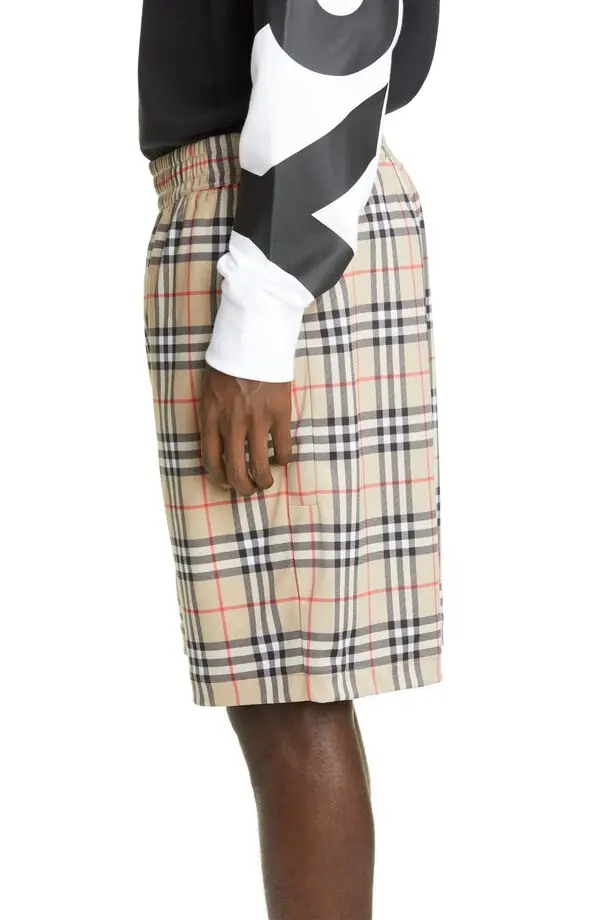 Burberry Debson Check Tech Shorts