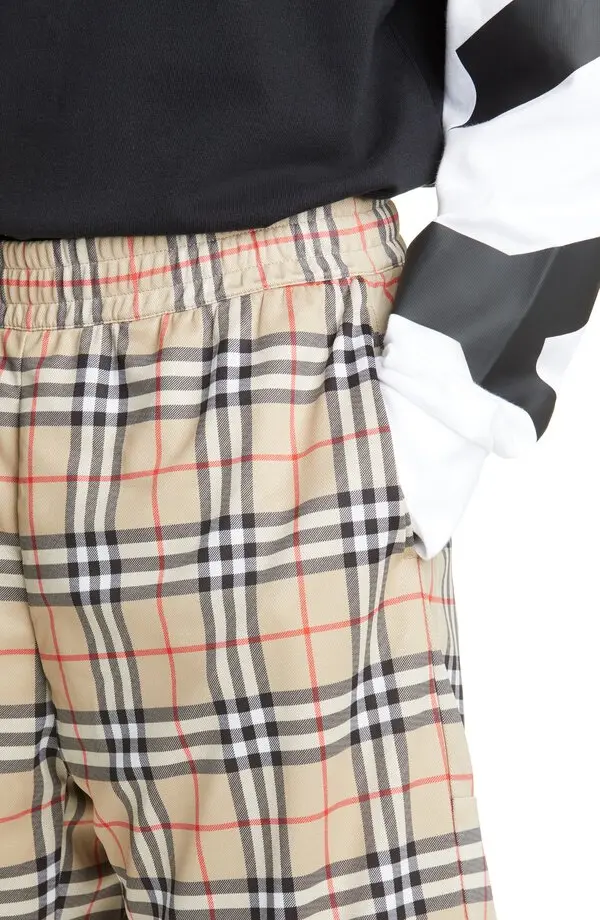 Burberry Debson Check Tech Shorts
