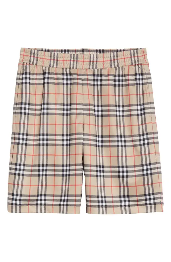 Burberry Debson Check Tech Shorts