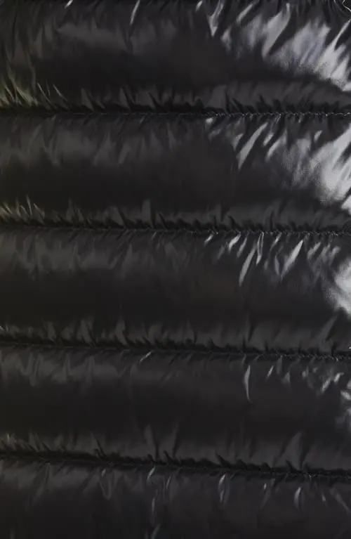 Moncler Moka Water Resistant Long Hooded Down Puffer Parka - Black