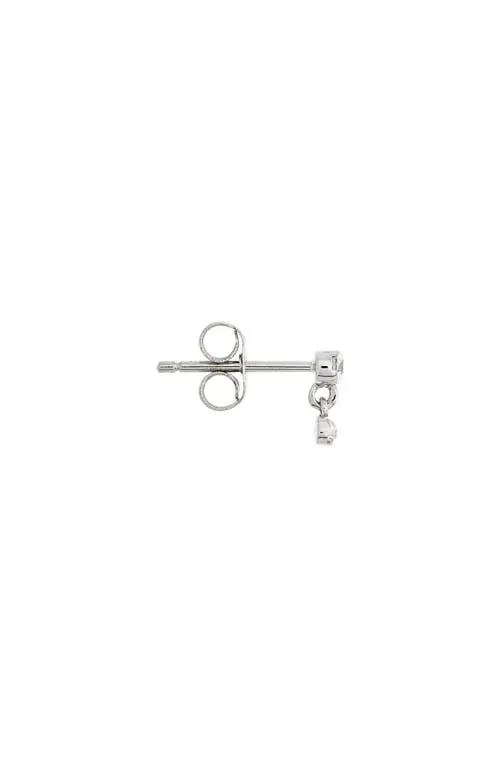 MARIA TASH Single Diamond Dangle Stud Earring